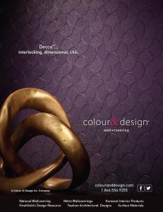 Ad Design - Colour & Design Decca™ Wall Covering | Bcreative